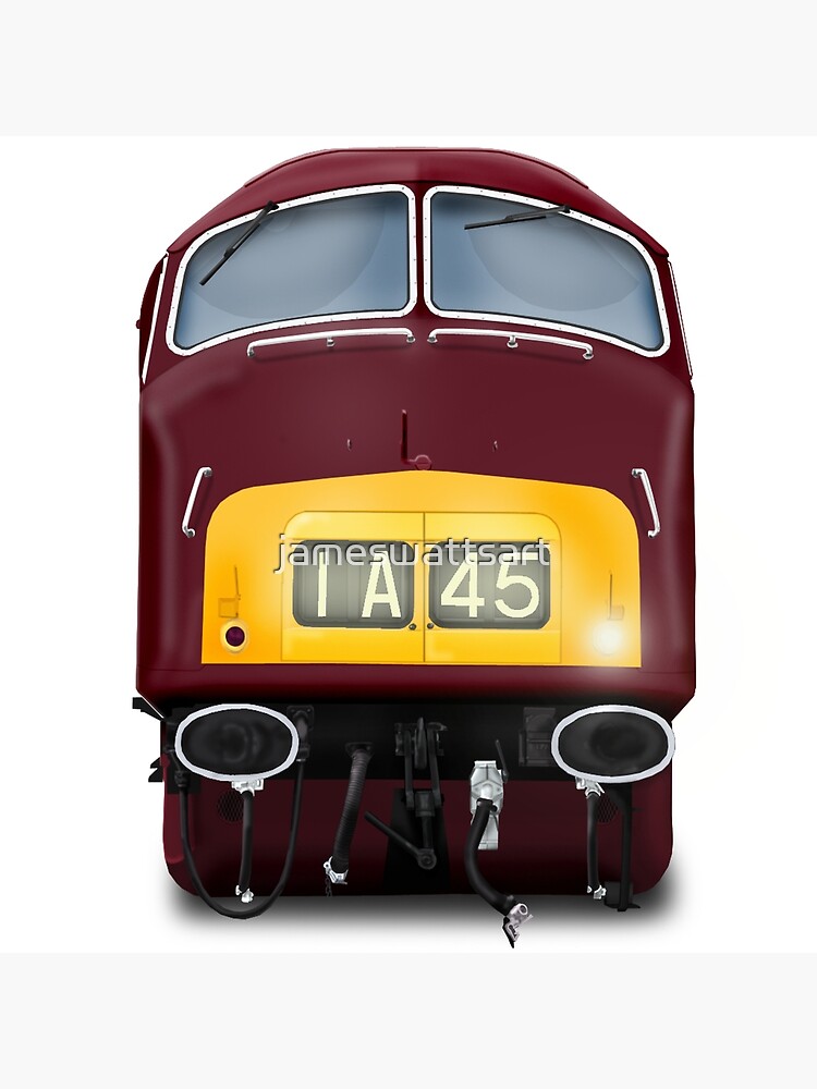 "Class 42 "Warship" Western Region in Maroon Livery" Poster by ...