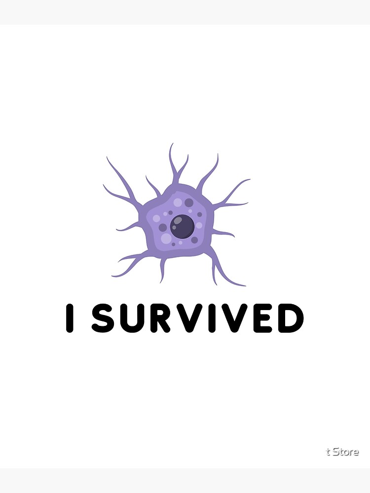 "My One Brain Cell Survived - Funny Sticker" Poster by andrei49387 ...