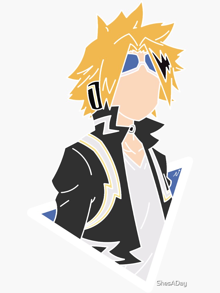 "Denki" Sticker for Sale by ShesADay | Redbubble
