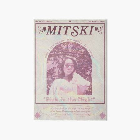 "Mitski Pink in the Night" Art Board Print by lgsketches | Redbubble