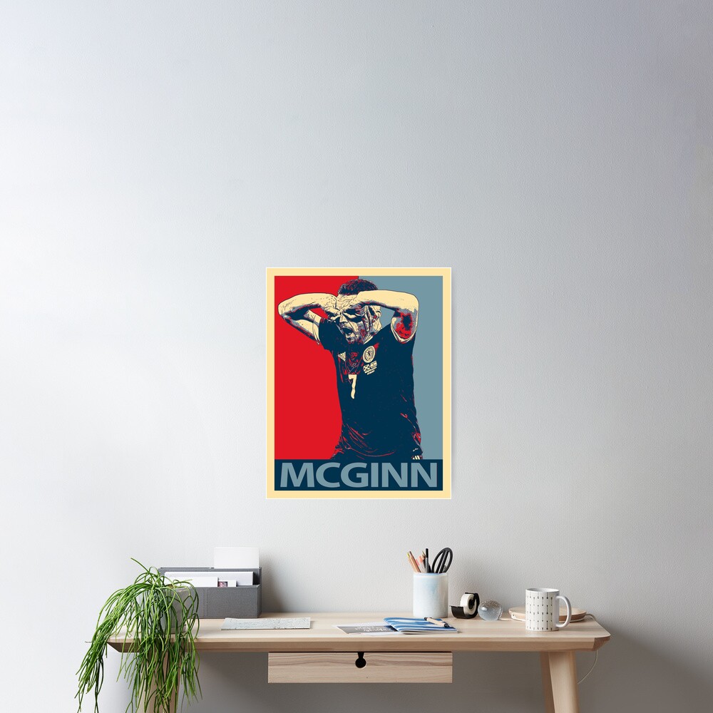 "John McGinn Celebration" Poster by JacquesStudio | Redbubble