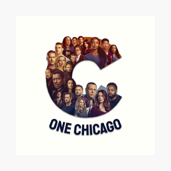 "One Chicago tv show characters poster logo " Art Print for Sale by ...