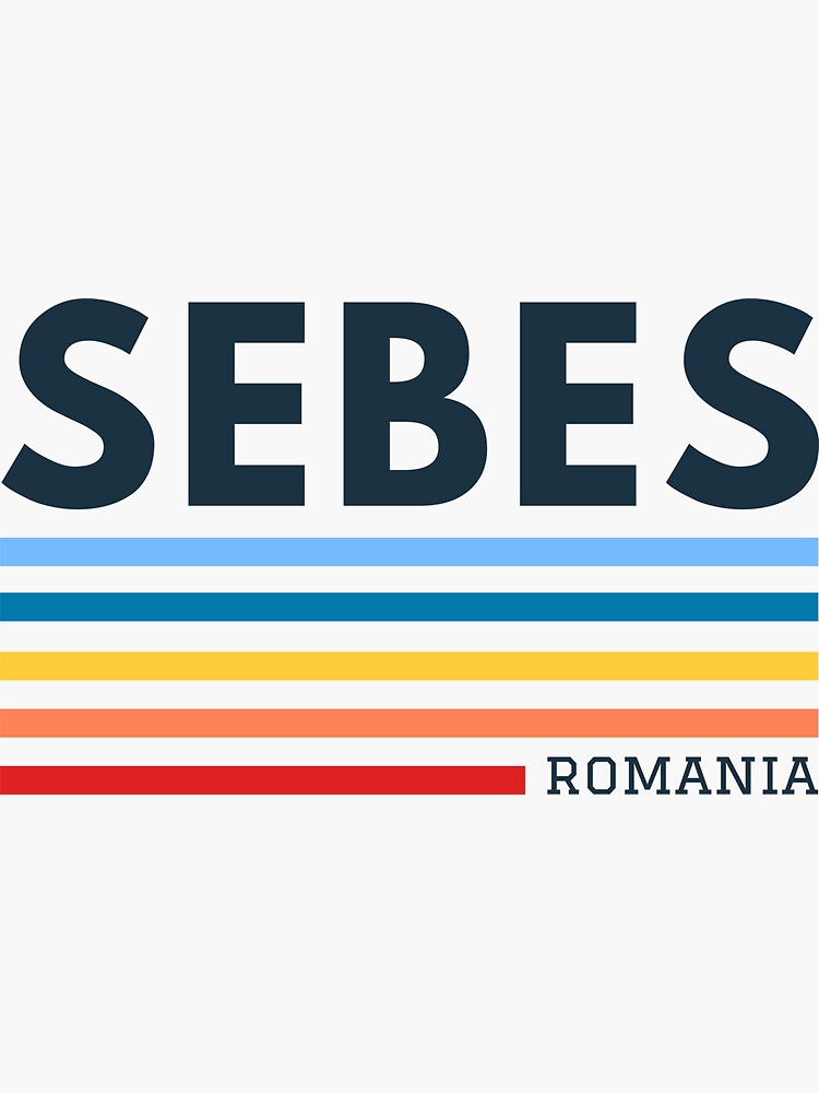 "Sebes Romania" Sticker for Sale by europelines | Redbubble