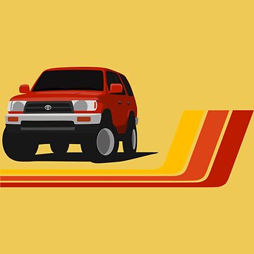 "3rd Gen Toyota 4Runner " Sticker for Sale by StayThreadedCo | Redbubble