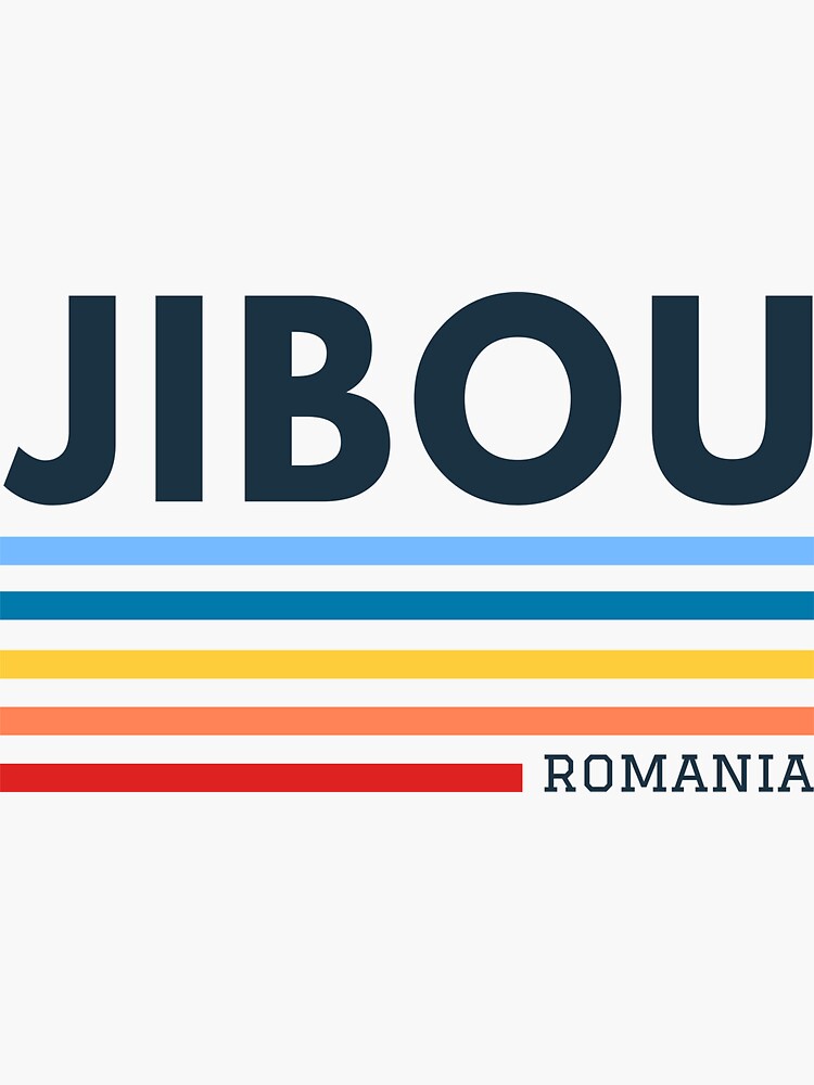 "Jibou Romania" Sticker for Sale by europelines | Redbubble