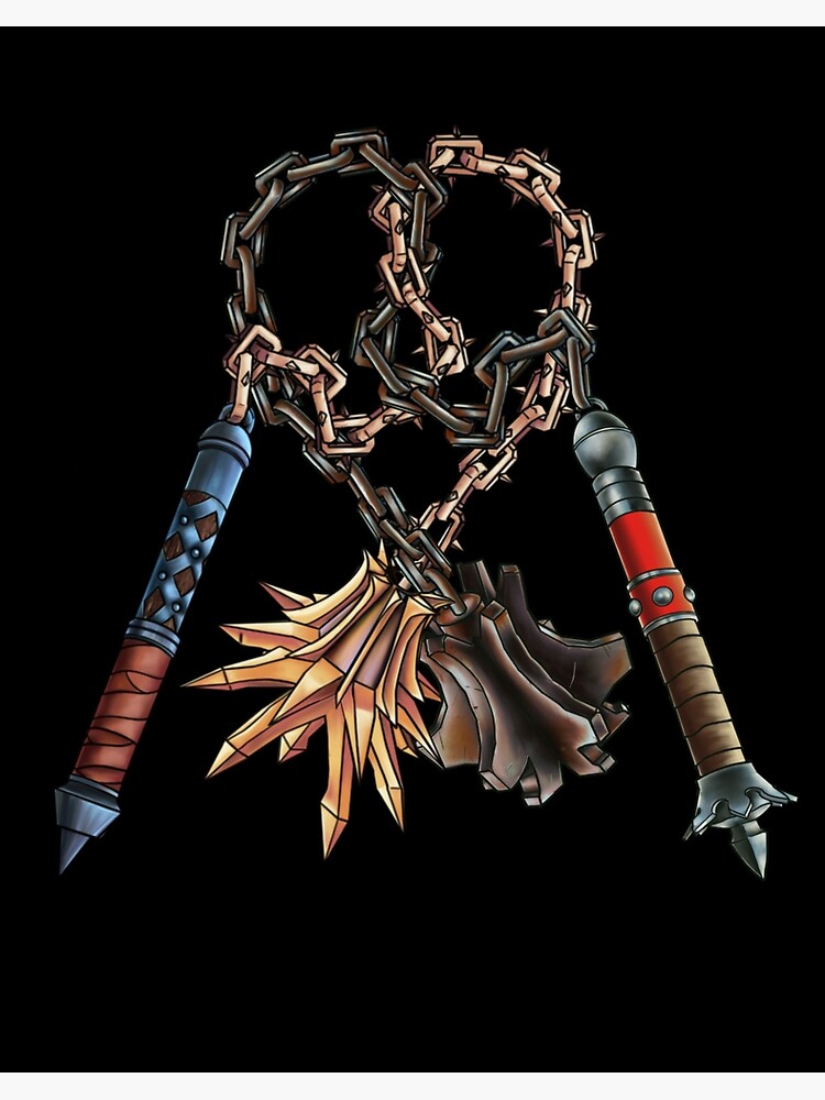 "Twin flails" Art Print by IngridWildman | Redbubble