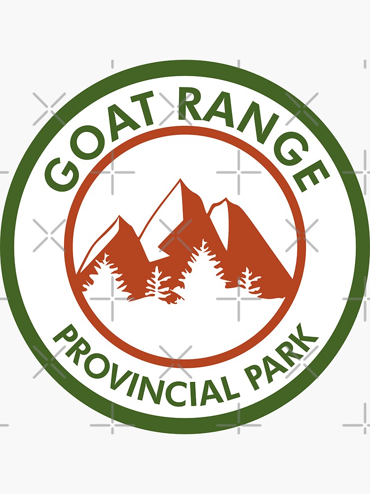 "Goat Range Provincial Park" Sticker for Sale by esskay | Redbubble