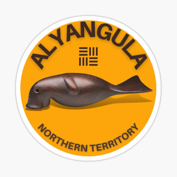 "Alyangula" Sticker by BaronPhil | Redbubble