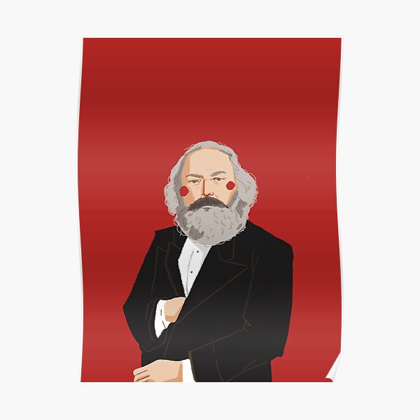 "Karl Marx" Poster for Sale by aetnensis | Redbubble