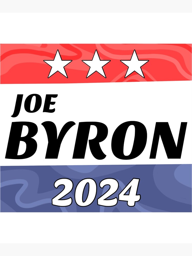 "Joe byron 2024 " Poster for Sale by andomShop | Redbubble