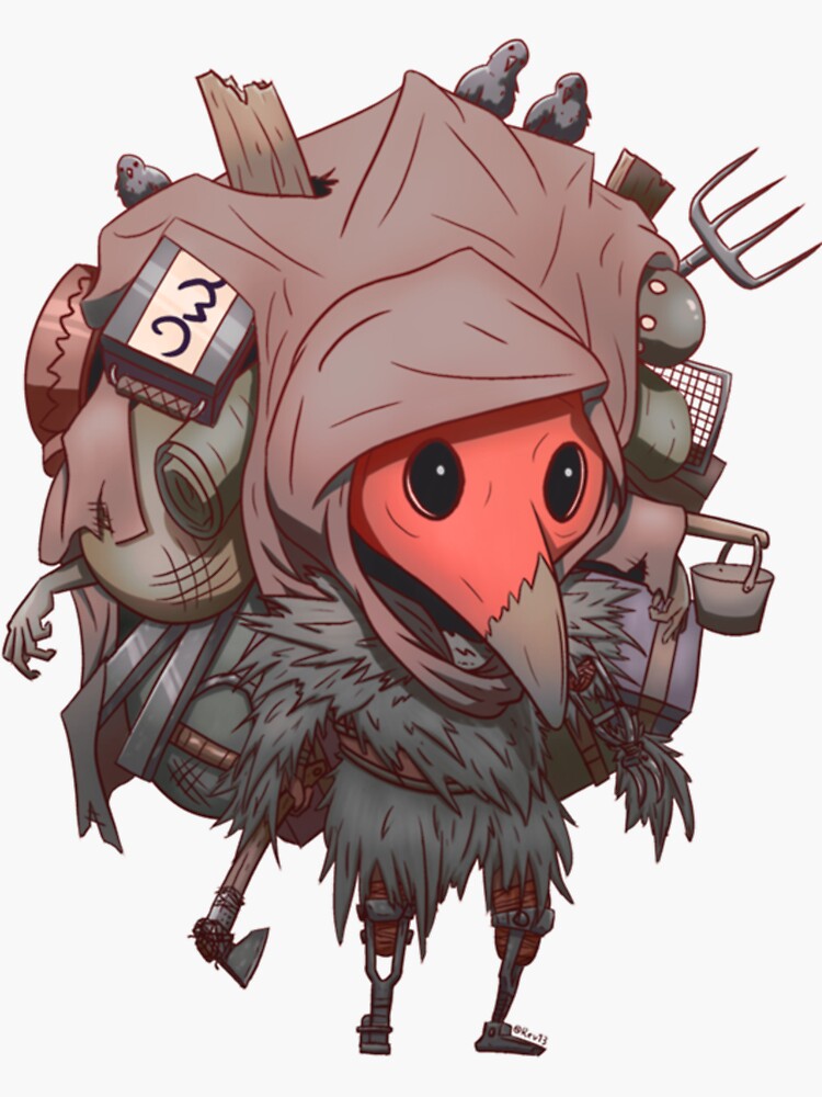 "Chibi Art Scrapbeak Hunt Showdown Gift Men Women" Sticker by ...