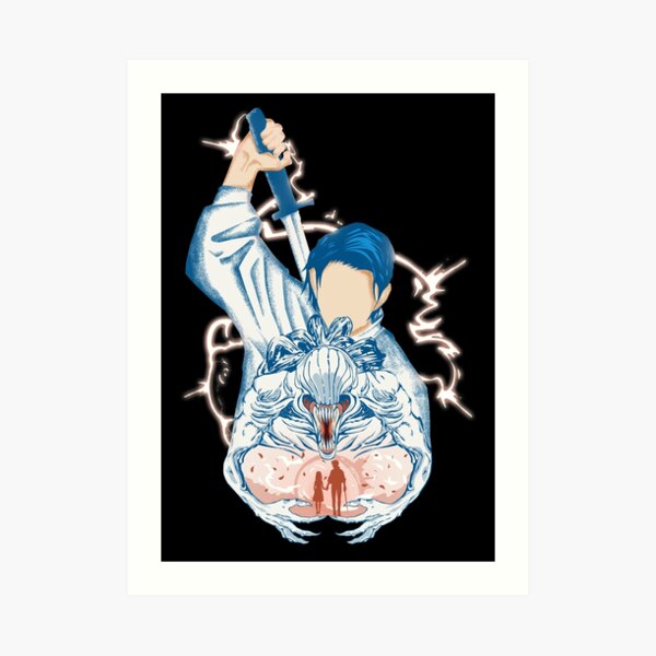 "jujutsu kaisen yuta rika design" Art Print for Sale by Afreenarts ...