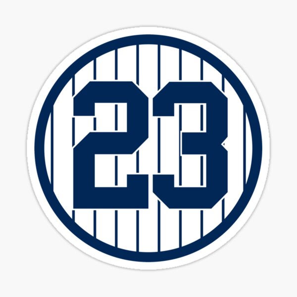 "Don Mattingly 23 Jersey Number " Sticker for Sale by LegendAttire5 ...