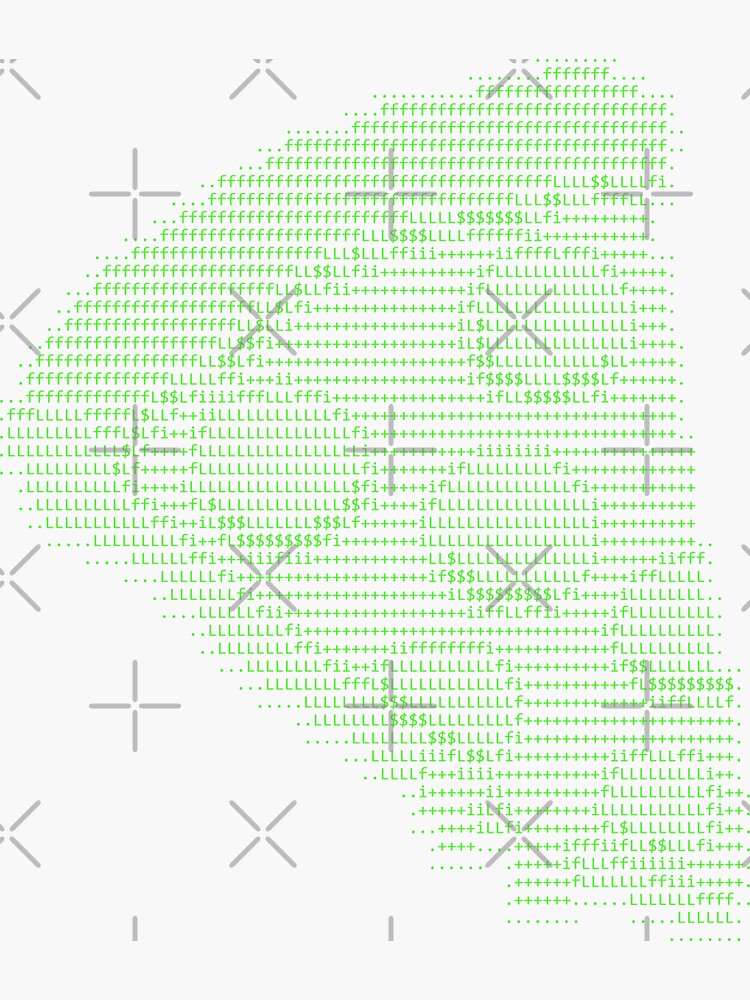 "Pizza emoji Ascii Art" Sticker for Sale by typo-n-quotes | Redbubble