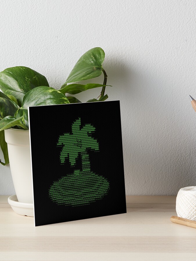 "Desert Island emoji Ascii Art" Art Board Print for Sale by Mattia ...
