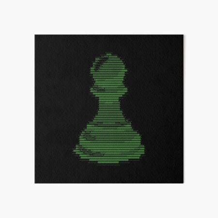 "Chess pawn emoji Ascii Art" Art Board Print for Sale by typo-n-quotes ...