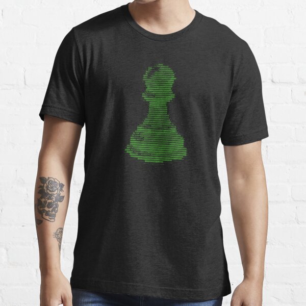 "Chess pawn emoji Ascii Art" T-shirt for Sale by typo-n-quotes ...