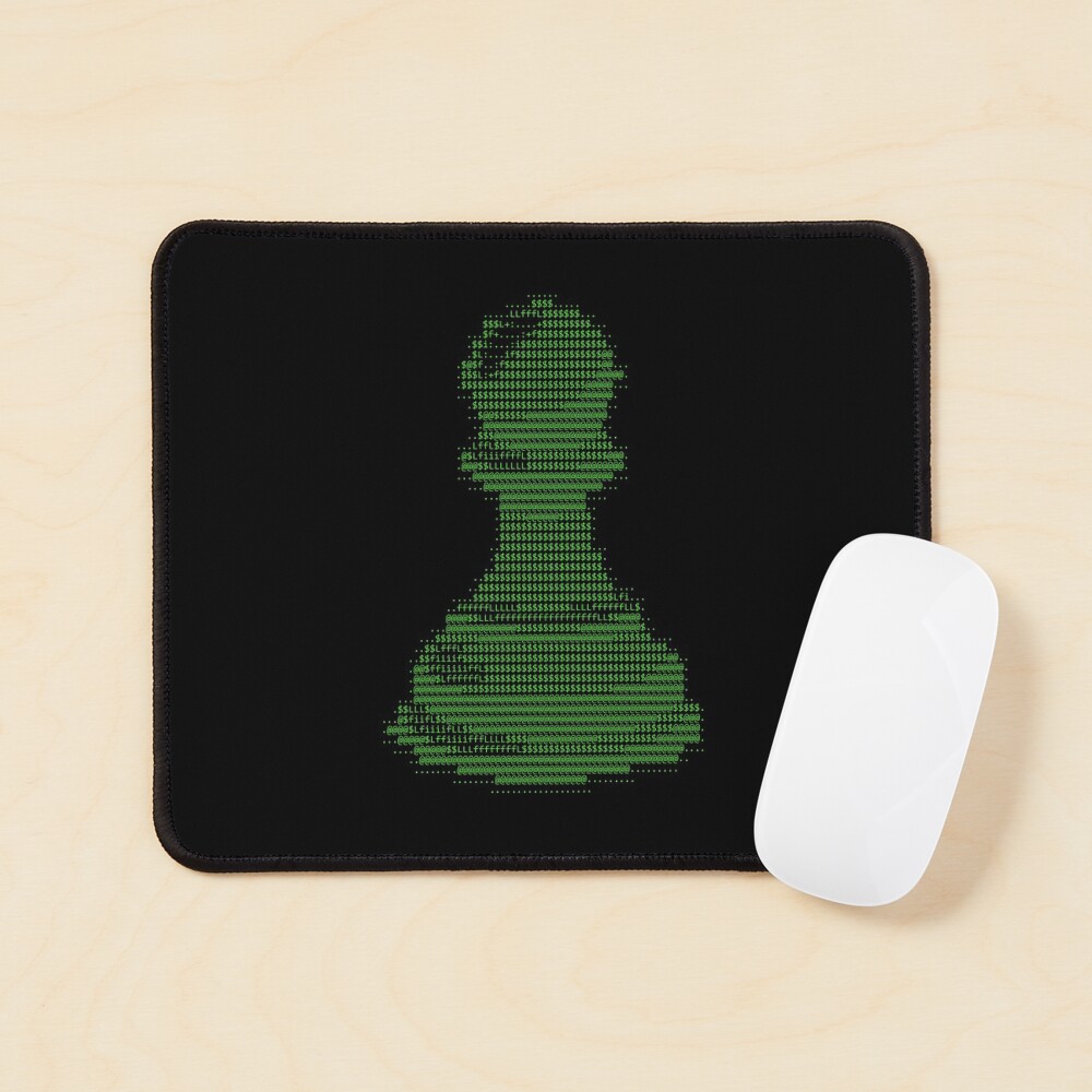 "Chess pawn emoji Ascii Art" Art Print for Sale by typo-n-quotes ...