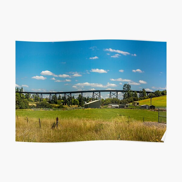 "The Old Trestle, Tekoa, Washington" Poster for Sale by mtbearded1 ...