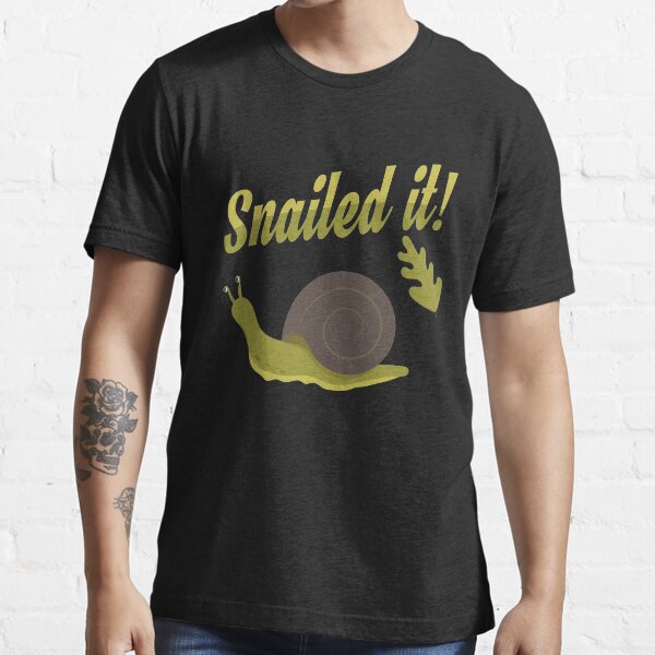 "For All Snail Lovers, This Snail Design Is Just Right" T-shirt for ...