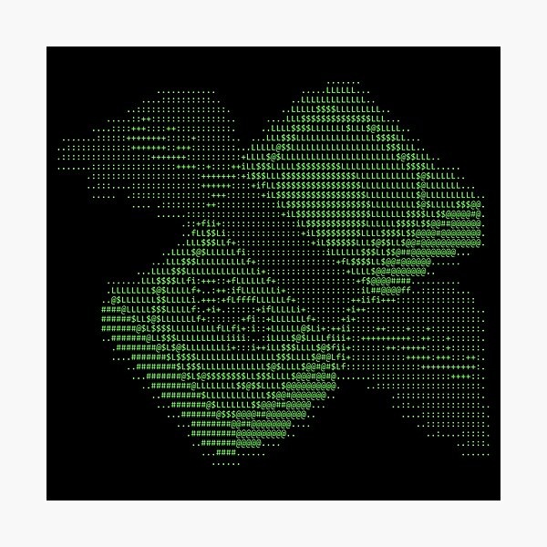 "Flying money emoji Ascii Art" Photographic Print for Sale by typo-n ...