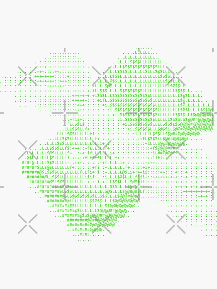 "Flying money emoji Ascii Art" Sticker for Sale by typo-n-quotes ...