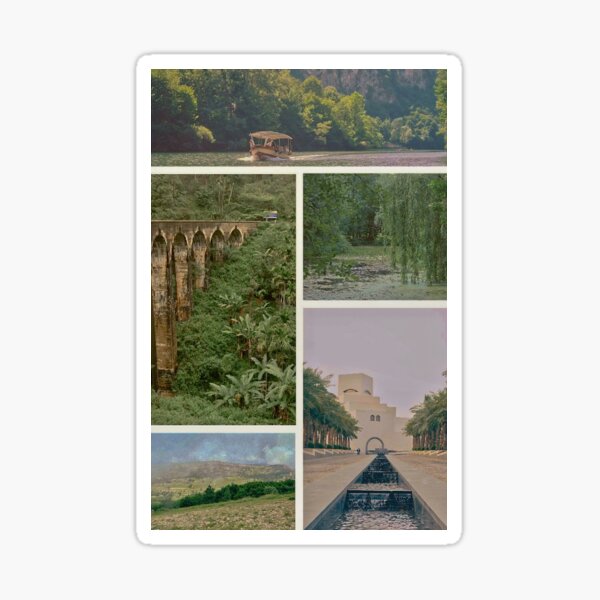 "Green nature aesthetic " Sticker by DesignsByRikke | Redbubble