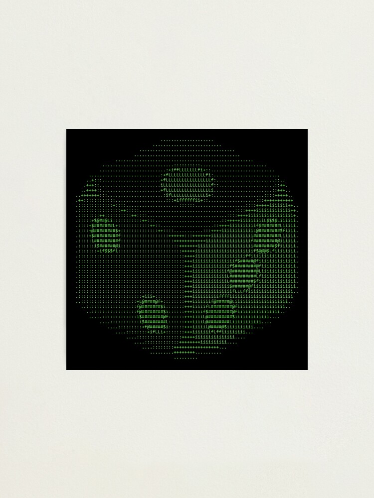 "dice Balloon emoji Ascii Art" Photographic Print for Sale by typo-n ...