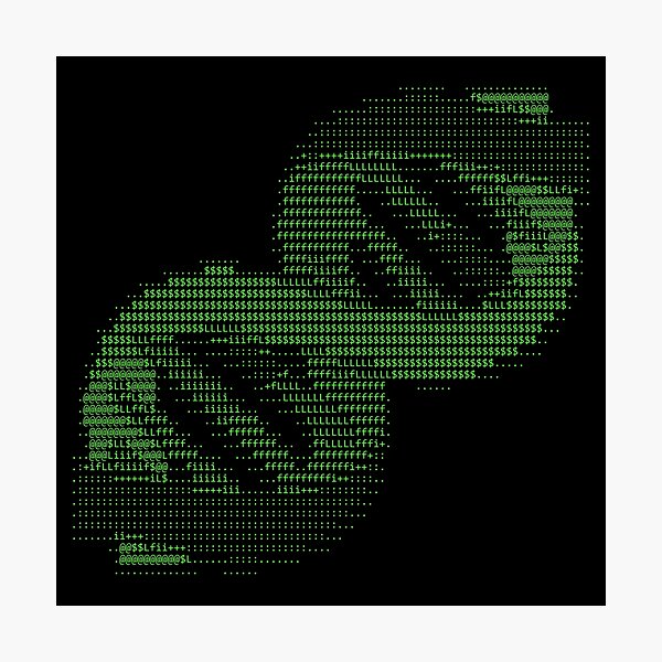 "DNA emoji Ascii Art" Photographic Print for Sale by typo-n-quotes ...