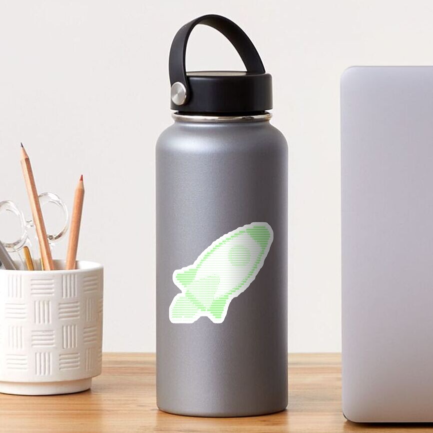 "Rocket emoji Ascii Art" Sticker for Sale by typo-n-quotes | Redbubble