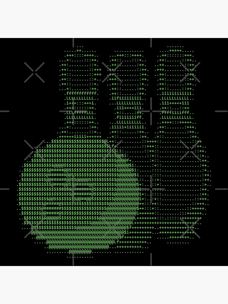 "Bowling emoji Ascii Art" Poster for Sale by typo-n-quotes | Redbubble