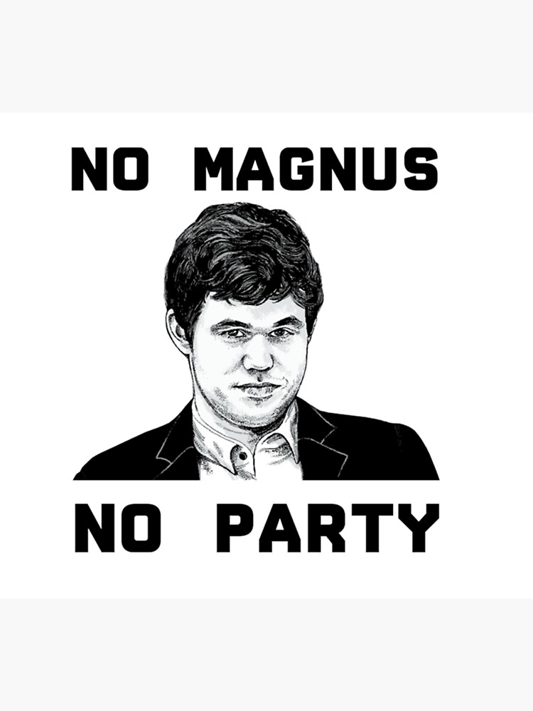 "Magnus Carlsen " Sticker for Sale by NCSWOODART | Redbubble