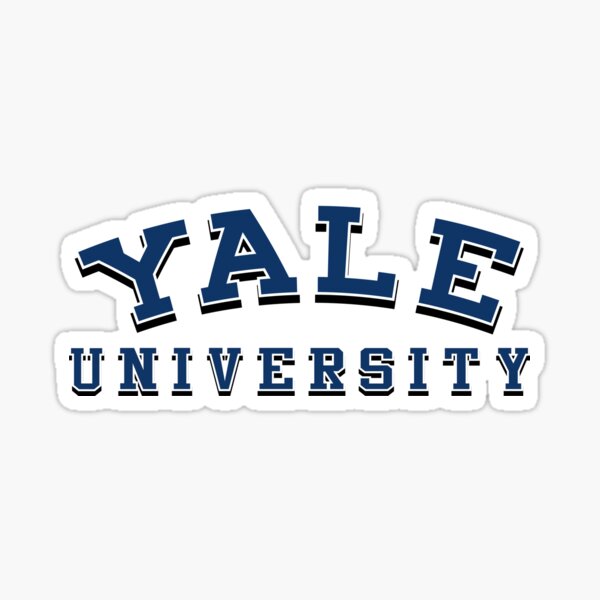 "Yale University" Sticker for Sale by MiloAndOtis | Redbubble