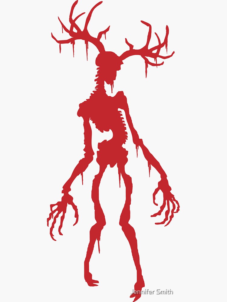 "Wendigo" Sticker for Sale by Jennifer-Smith | Redbubble