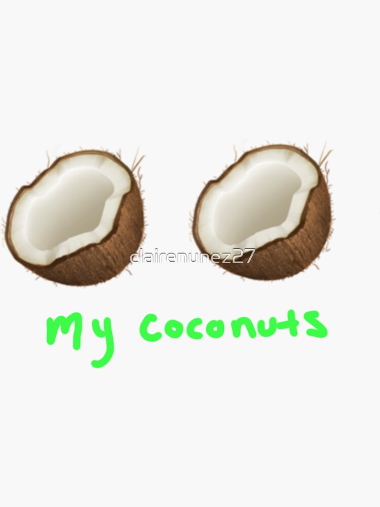 "My coconuts - Kim Petras Art" Sticker by clairenunez27 | Redbubble
