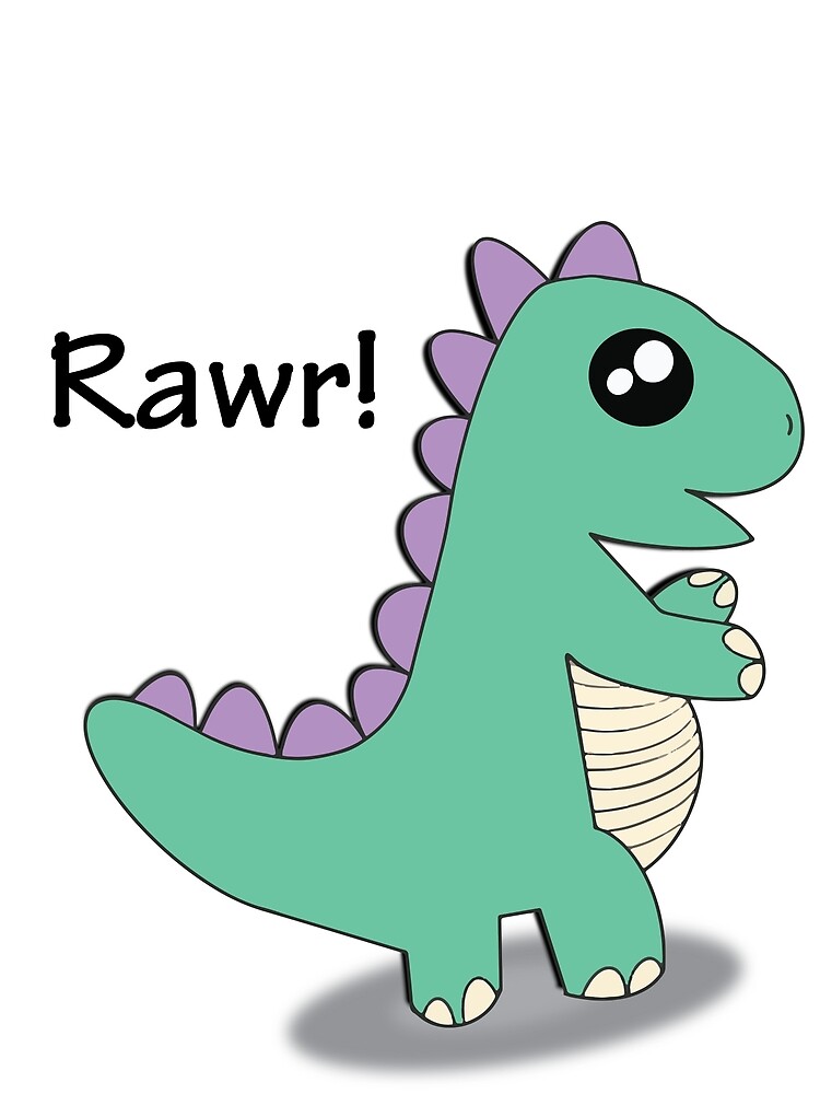 "Kids Dinosaur, rawr" Poster for Sale by SADPrintables | Redbubble