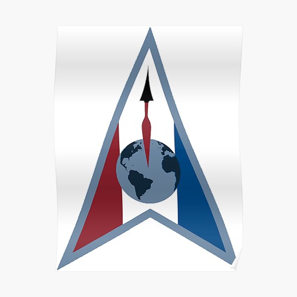"Space Force Delta 1 Logo" Poster by Quatrosales | Redbubble