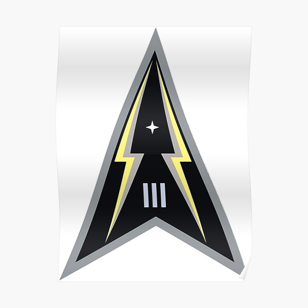 "Space Force Delta 3 Logo" Poster for Sale by Quatrosales | Redbubble