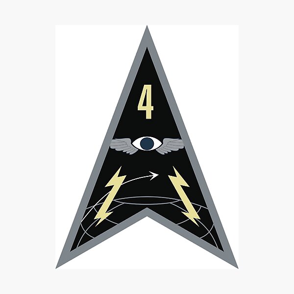 "Space Force Delta 4 Logo" Photographic Print for Sale by Quatrosales ...