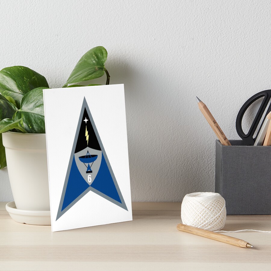 Lámina rígida «Logotipo de Space Delta 6» de Quatrosales | Redbubble