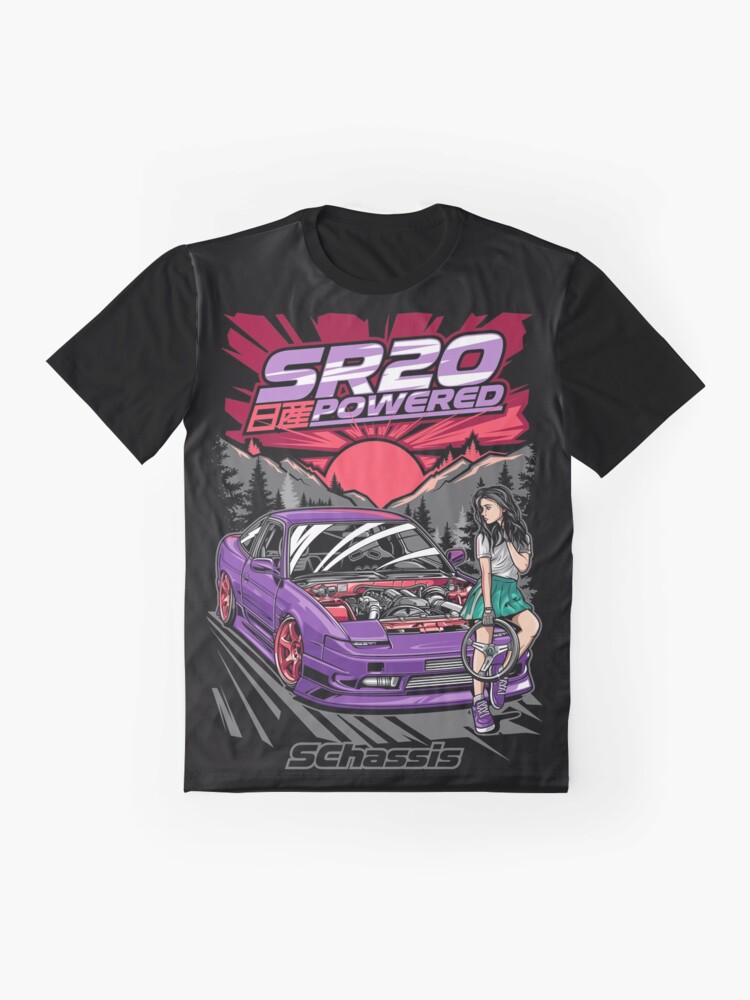 "SChassis 13 SR20 Powered" T-shirt for Sale by w1gger | Redbubble ...