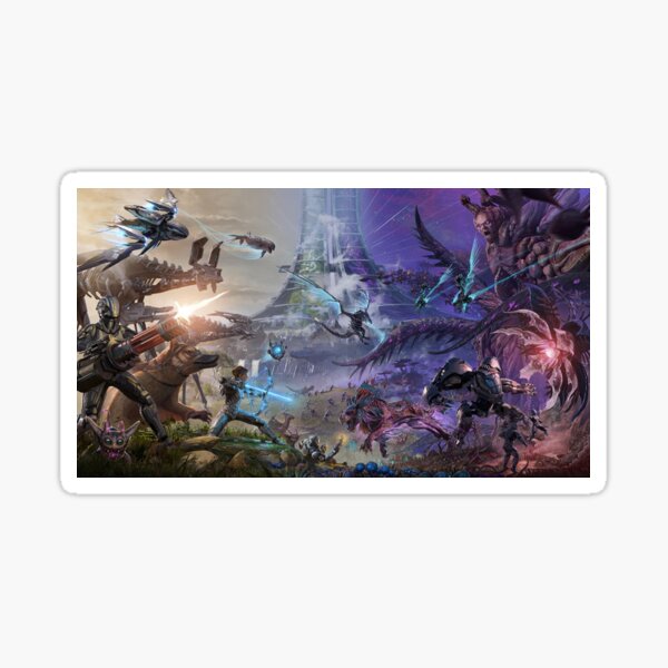 "Ark Survival Evolved Huge War " Sticker for Sale by Alfi-Red | Redbubble