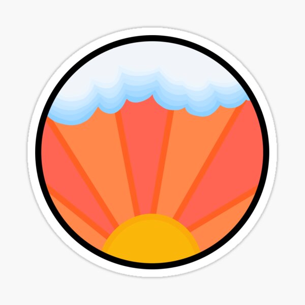 "sunrise " Sticker for Sale by kacartwright | Redbubble