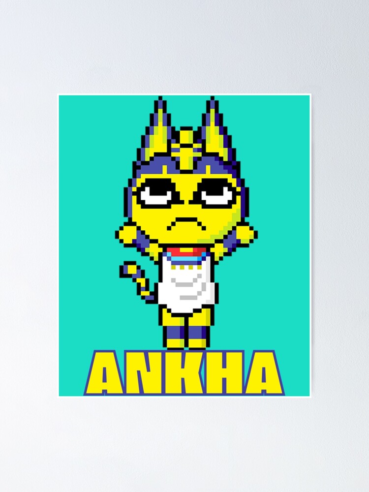 "ankha pixels " Poster for Sale by DoYouLikeShops | Redbubble