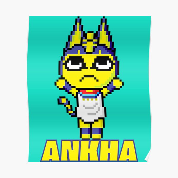 "ankha pixels " Poster for Sale by DoYouLikeShops | Redbubble