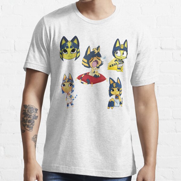 "Ankha pack " T-shirt for Sale by DoYouLikeShops | Redbubble | ankha t ...