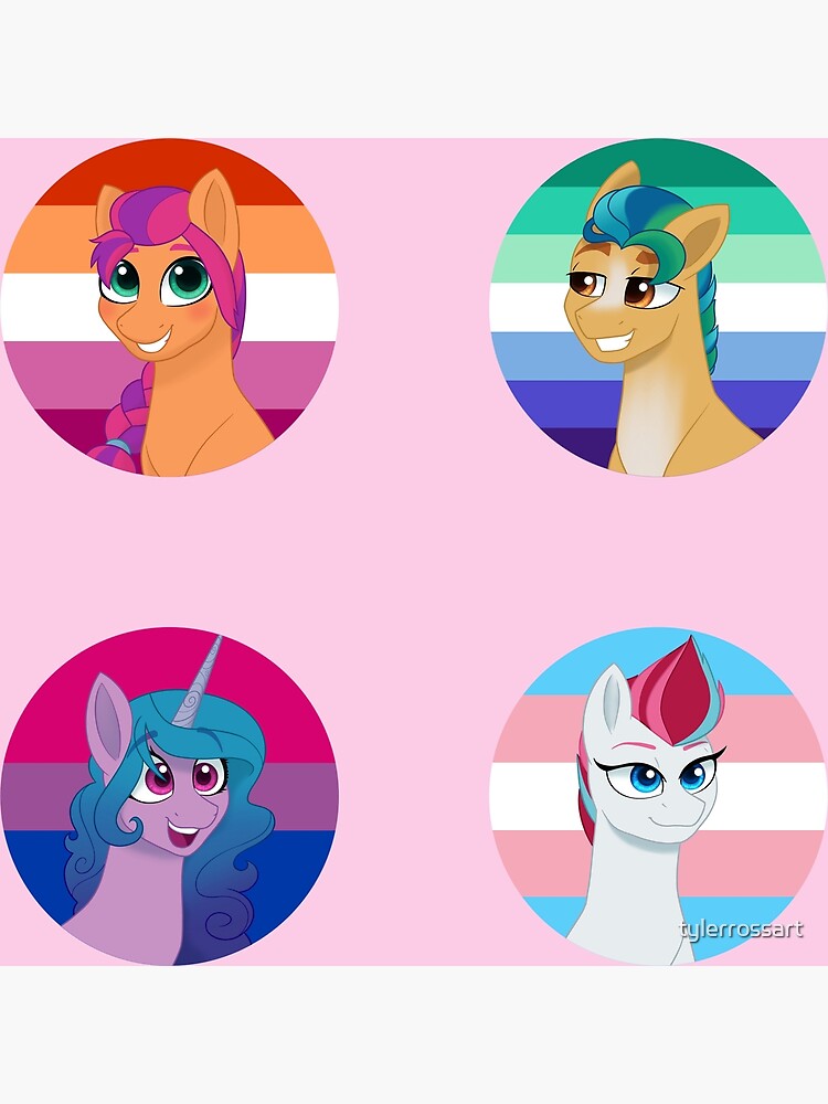 "LGBT Pony Pride Pack" Poster for Sale by tylerrossart | Redbubble