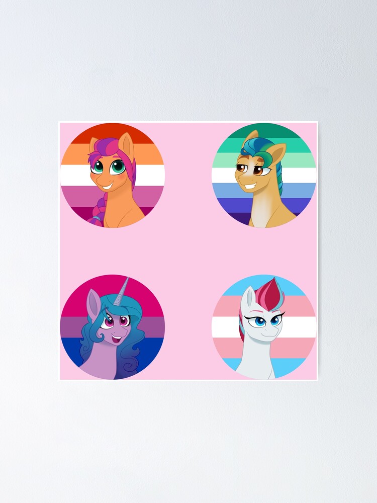 "LGBT Pony Pride Pack" Poster for Sale by tylerrossart | Redbubble