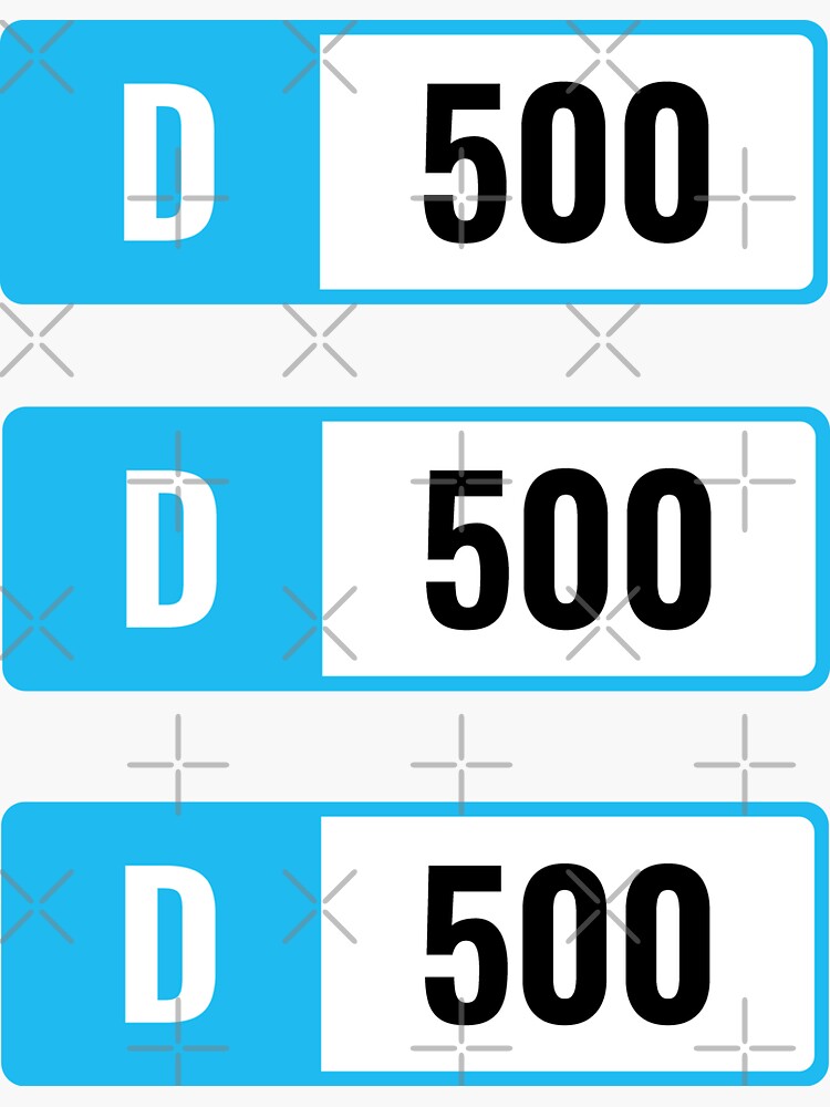 "Forza PI - Class D 500" Sticker for Sale by supercar1 | Redbubble