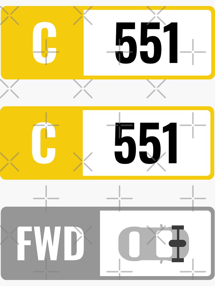 " Forza Class C, FWD, Sticker Pack - New Version" Sticker for Sale by ...